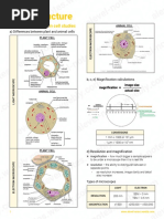 A Level Biology: Cell Structure Notes | PDF | Wellness