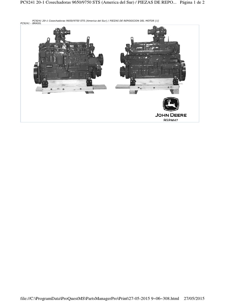 Parts 9760 Sts | PDF | Pistón | Lubricante