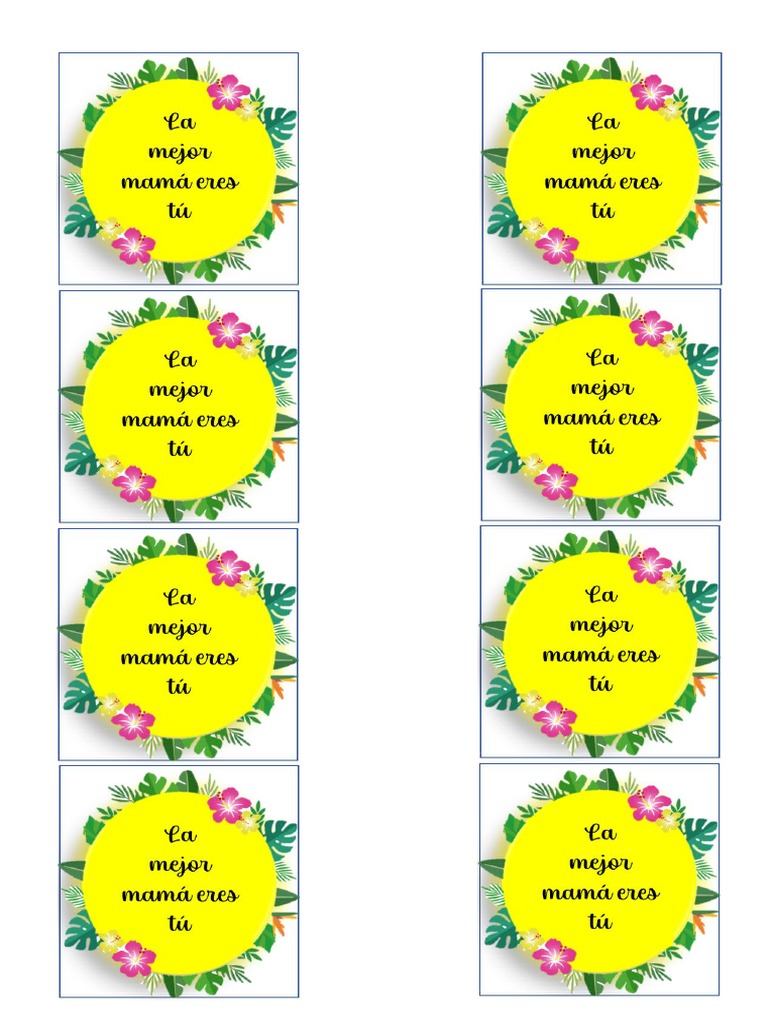 Dia De Las Madres Pdf