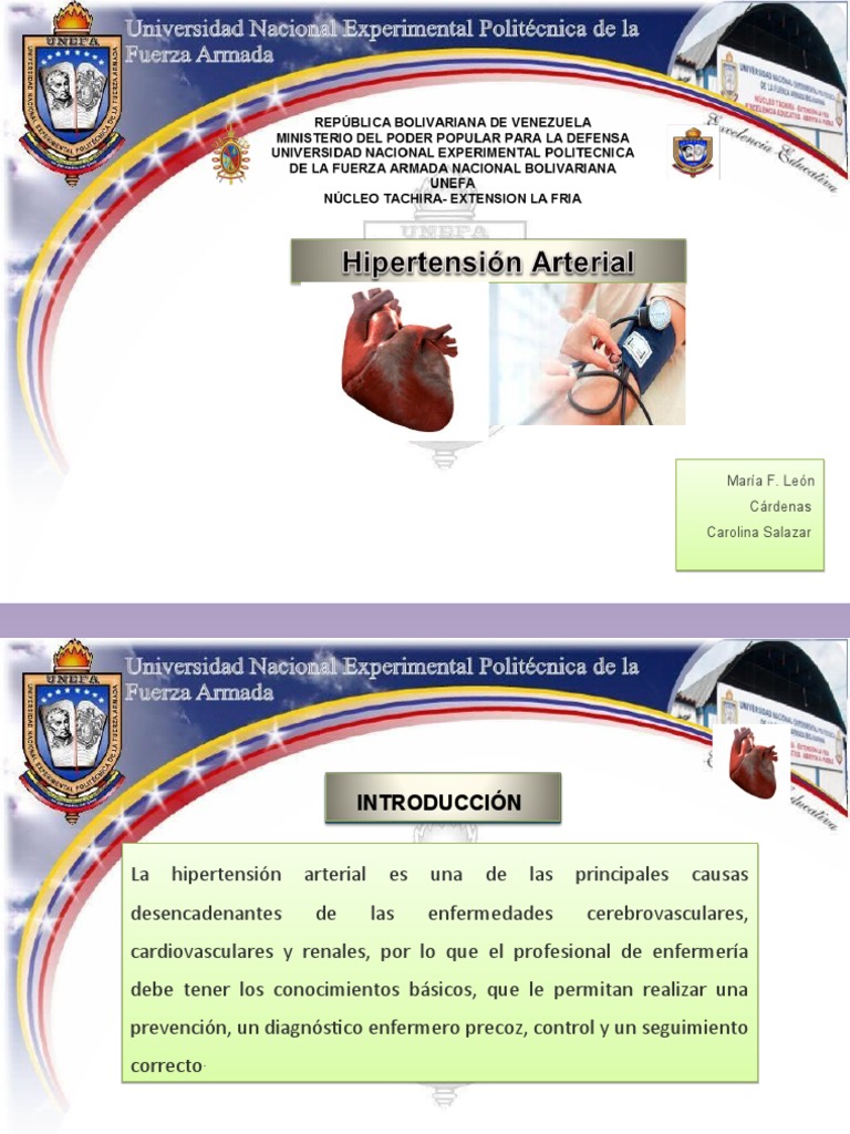 Diapositiva Hipertension Arterial ............ | PDF | Hipertensión ...