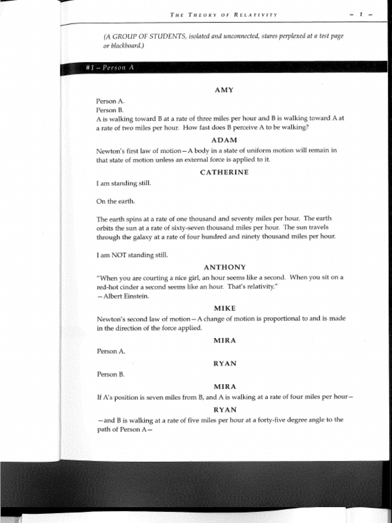 Theory of Relativity Script.pdf | PDF