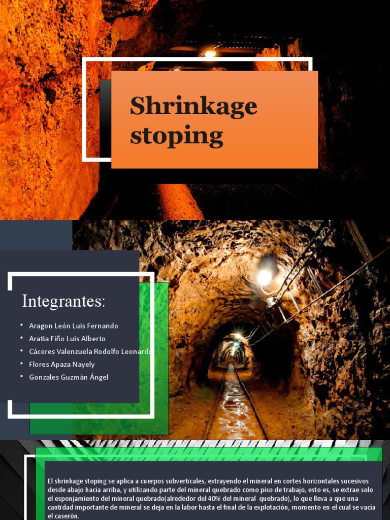Método de Explotación Shirinkage Stopping | PDF