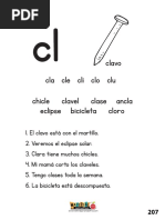 Aprendiendo A Leer 31 Cla, Cle, Cli, Clo, Clu | PDF