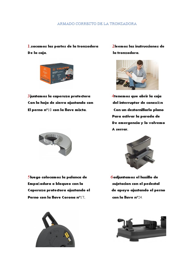 Armado Correcto de La Tronzadora | PDF