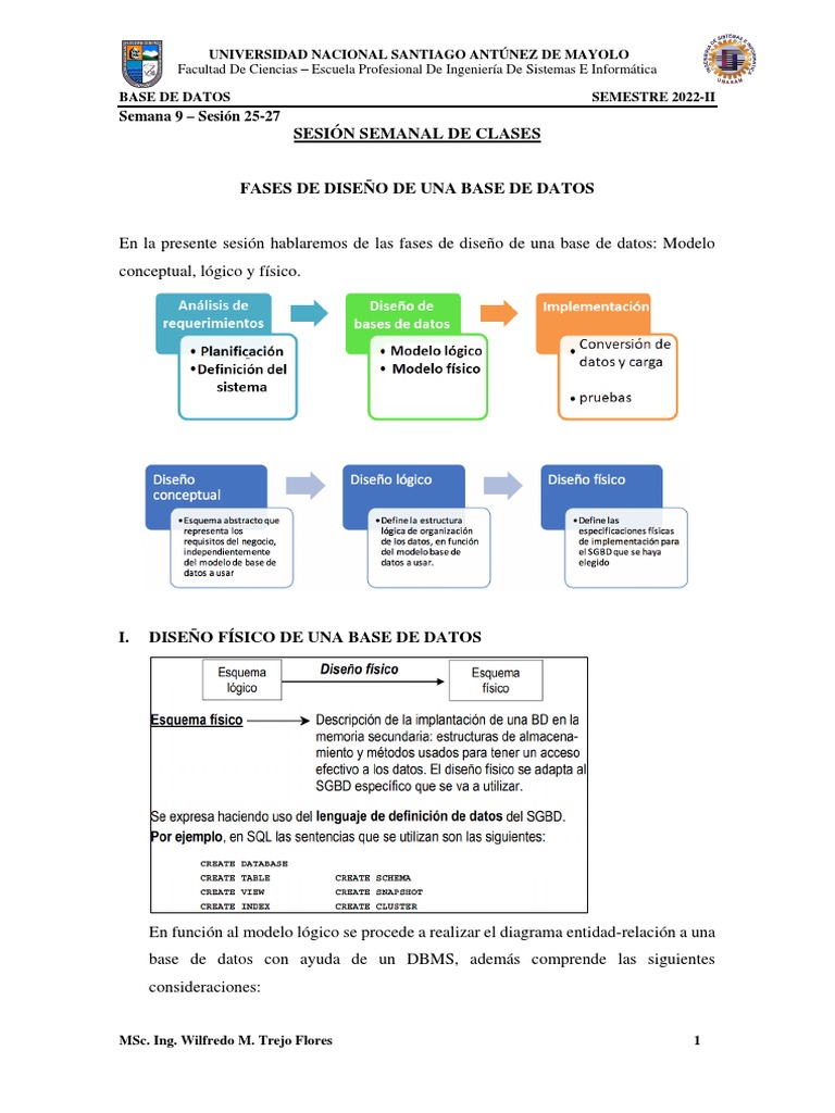 BD - Semana 9 - S25-S27 | Descargar gratis PDF | Bases de datos | SQL