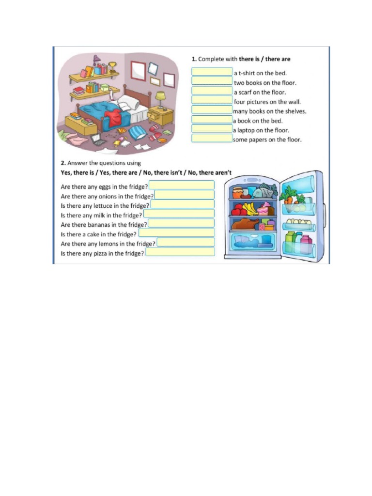 There Is, Isn't There Are, Aren't | PDF