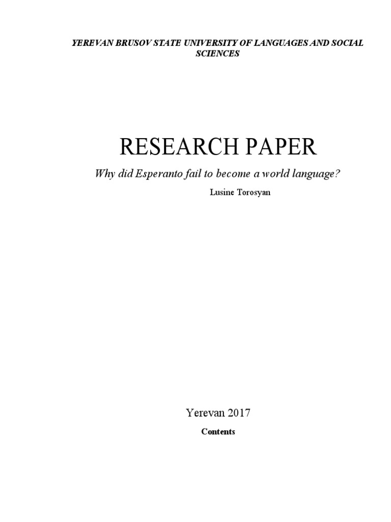 Why Esperanto Failed to Achieve Global Adoption: An Analysis of the ...
