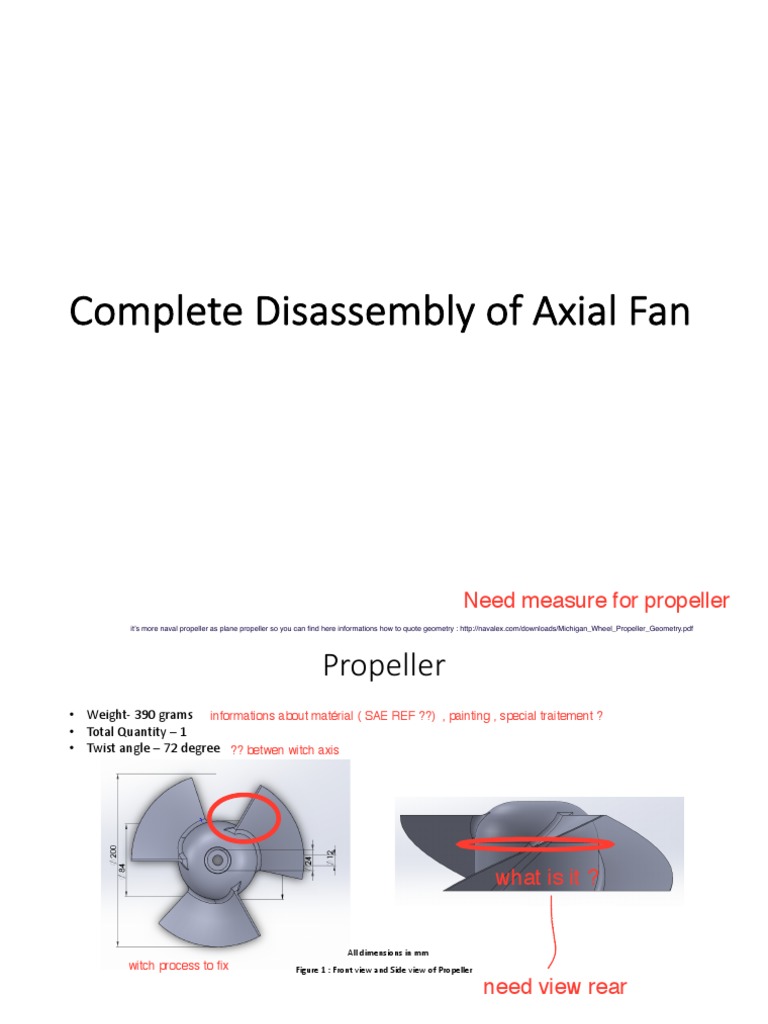 Axial Fan Solid Model and Specs - copie | PDF | Screw | Tools