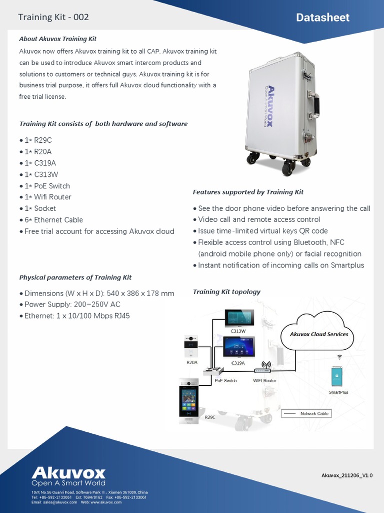 Akuvox Training Kit Overview | PDF