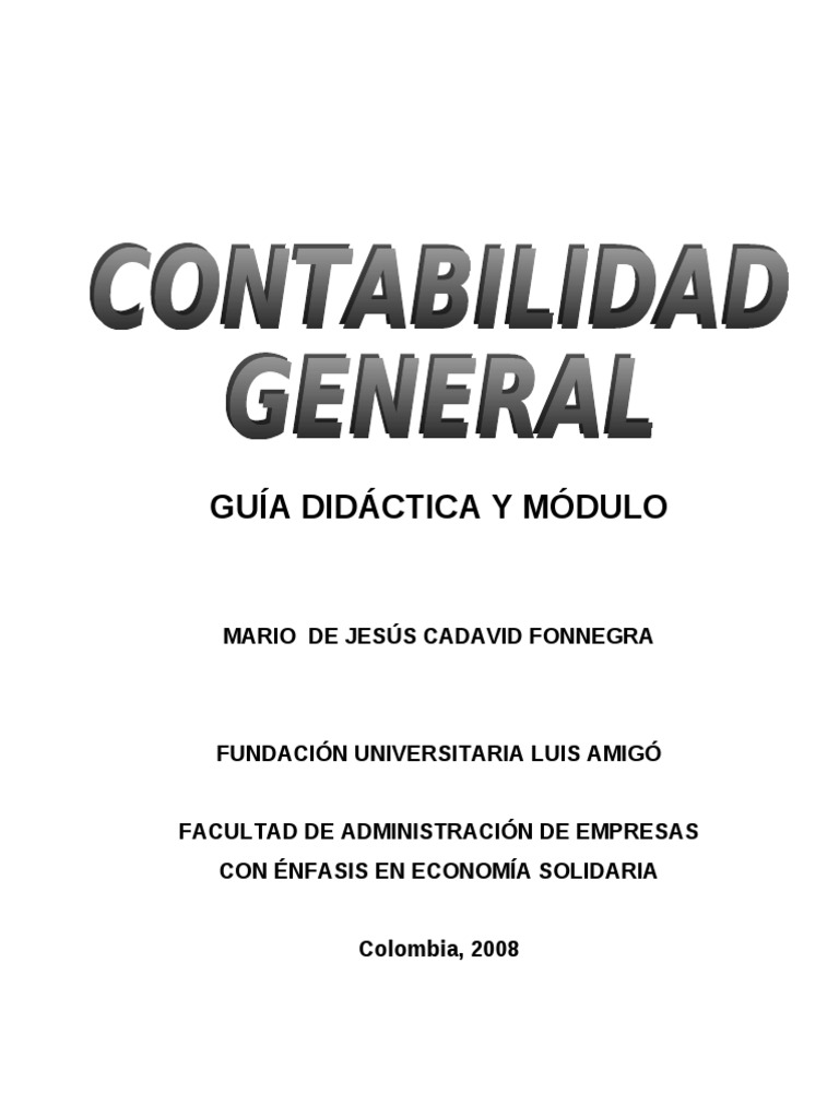 Contabilidad General PDF | PDF | Contabilidad | Business