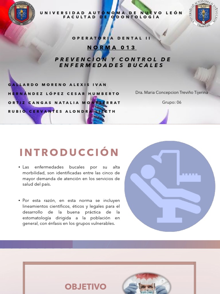 Nom 13 | PDF | Odontología | Lavado de manos