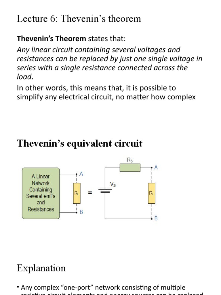 Cse 310 Circuits And Electronics Pdf Electrical Network Electrical Resistance And Conductance