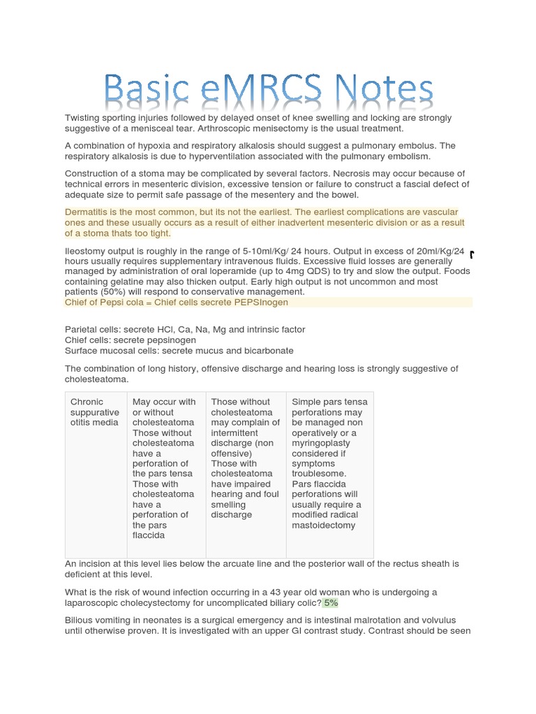 EMRCs Exam Review and Key Insights | PDF | Causes Of Death ...