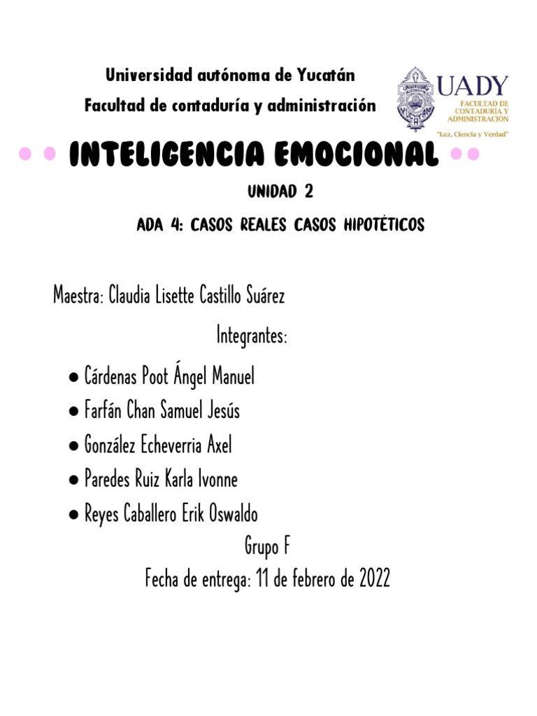 Ada 4 Casos-Paredes Ruiz Karla | PDF