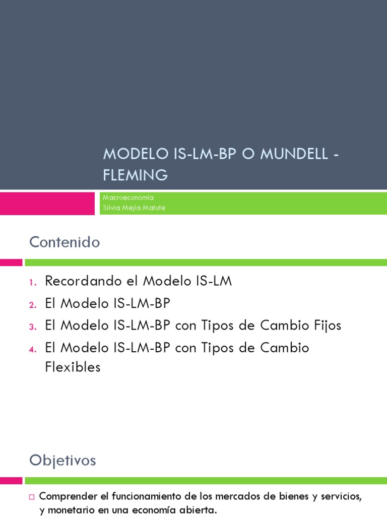 Modelo IS-LM-BP PDF | PDF