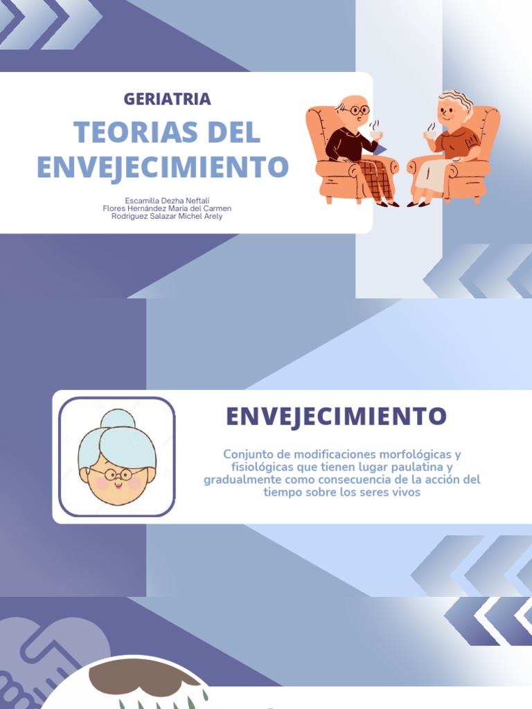 Teorías Del Envejecimiento | PDF