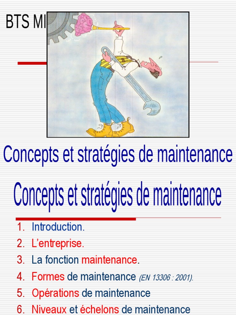 01 - Concepts Et Stratégies de Maintenance | PDF | Business | Sous-traitance