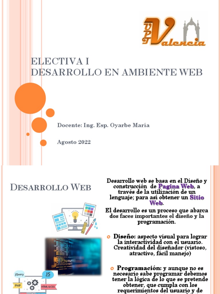 ELECTIVA I Semana 1 Clase 1 PDF | PDF | HTML | Red mundial