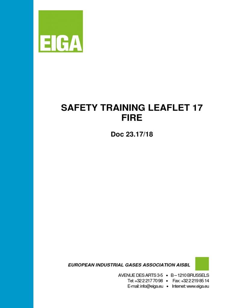 23.17 18 Safety Training Leaflet 17 Fire | PDF
