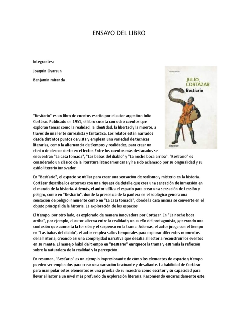 Ensayo Del Libro | PDF | Cuentos | Narración