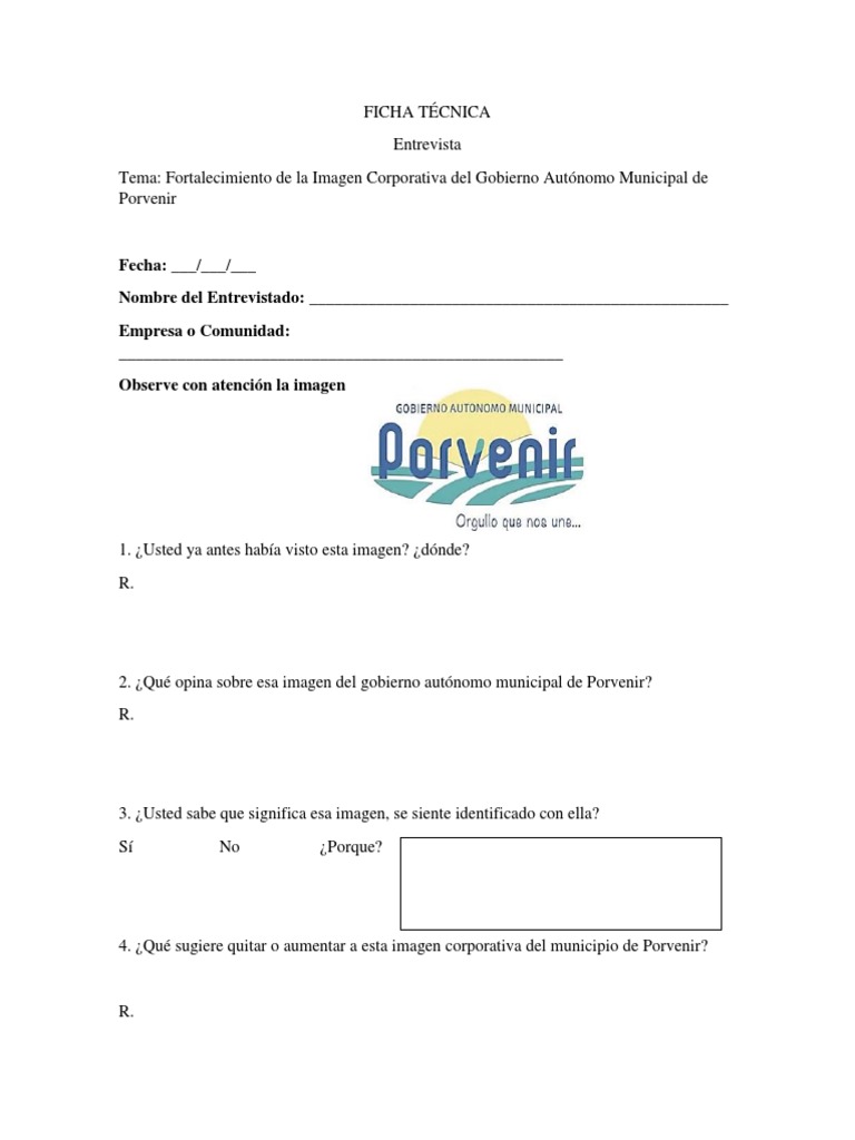 FICHA TÉCNICA Entrevista SemiEstructurada.pdf | PDF