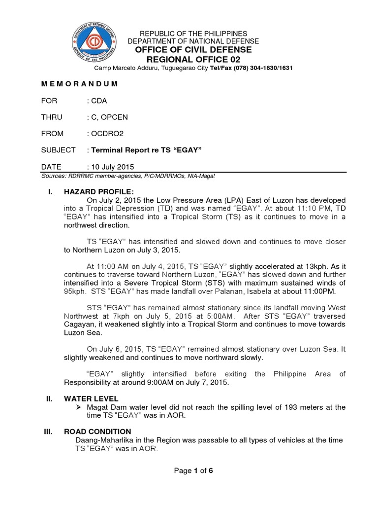 Egay - Terminal Report PDF | PDF