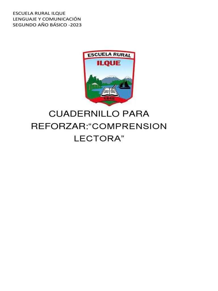 2° Básico CUADERNILLO COMPRENSION LECTORA PDF | PDF
