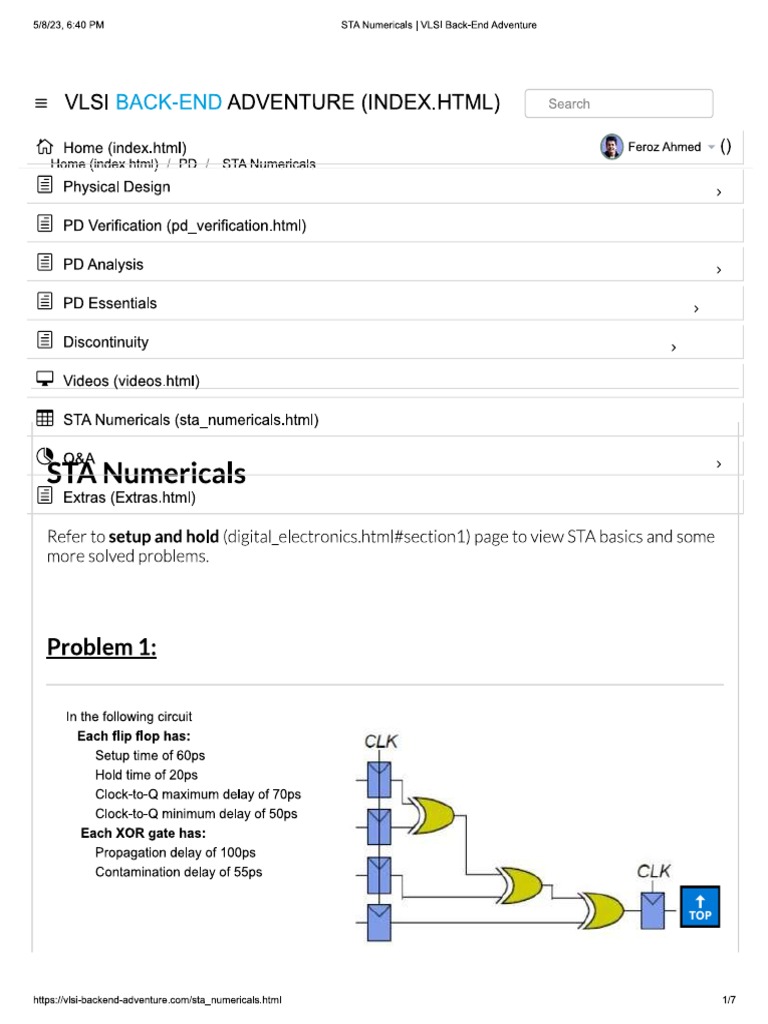 STA Problems PDF | PDF