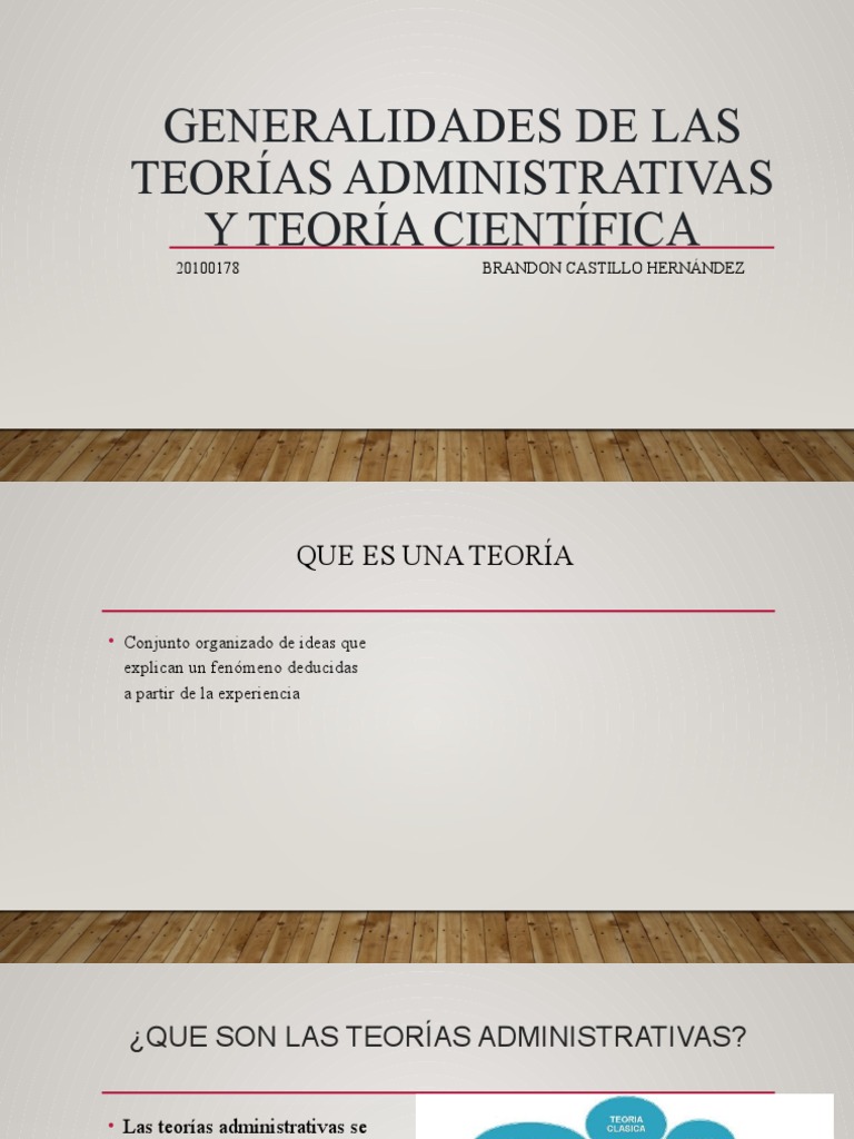 Teoría Científica de Taylor | PDF