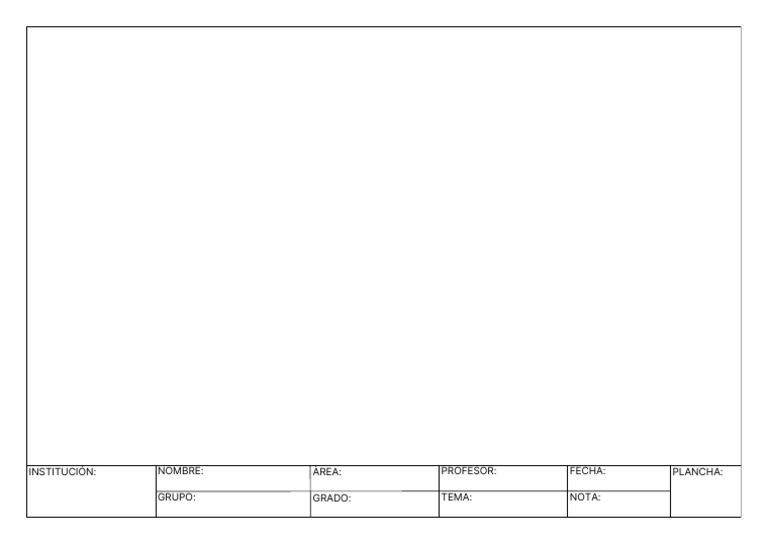 Plantilla Plancha PDF | PDF