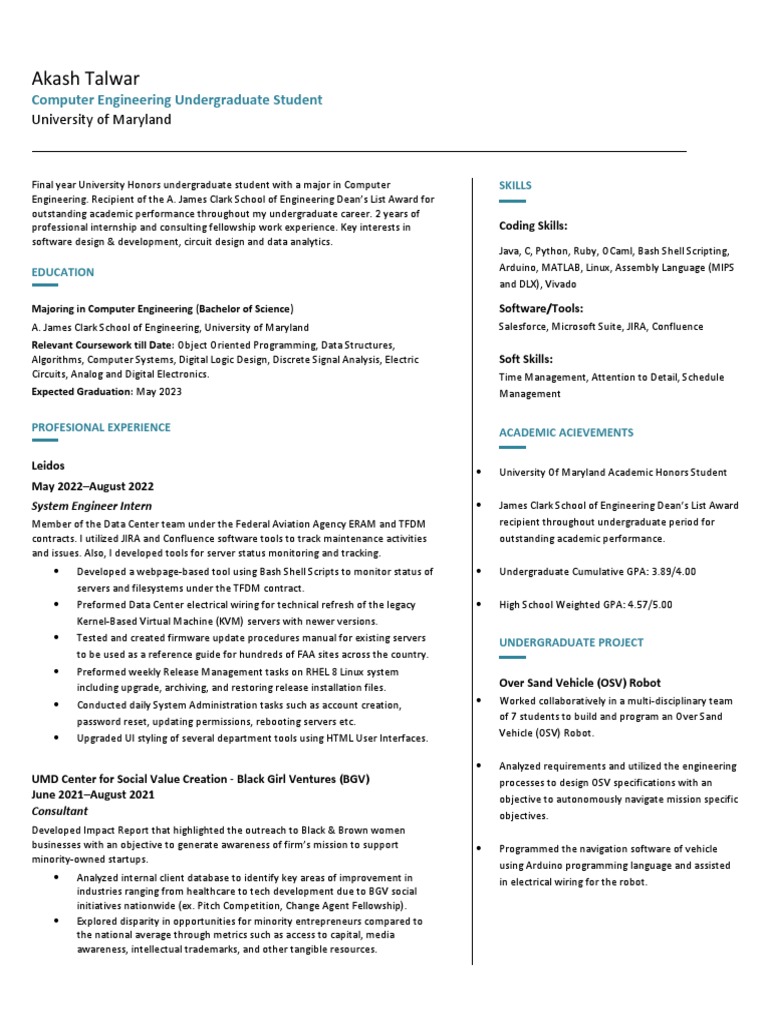 Weebly Resume | PDF