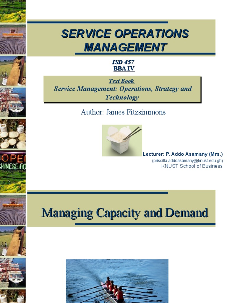 Session 3 Isd 457 Managing Capacity And Demand Pdf