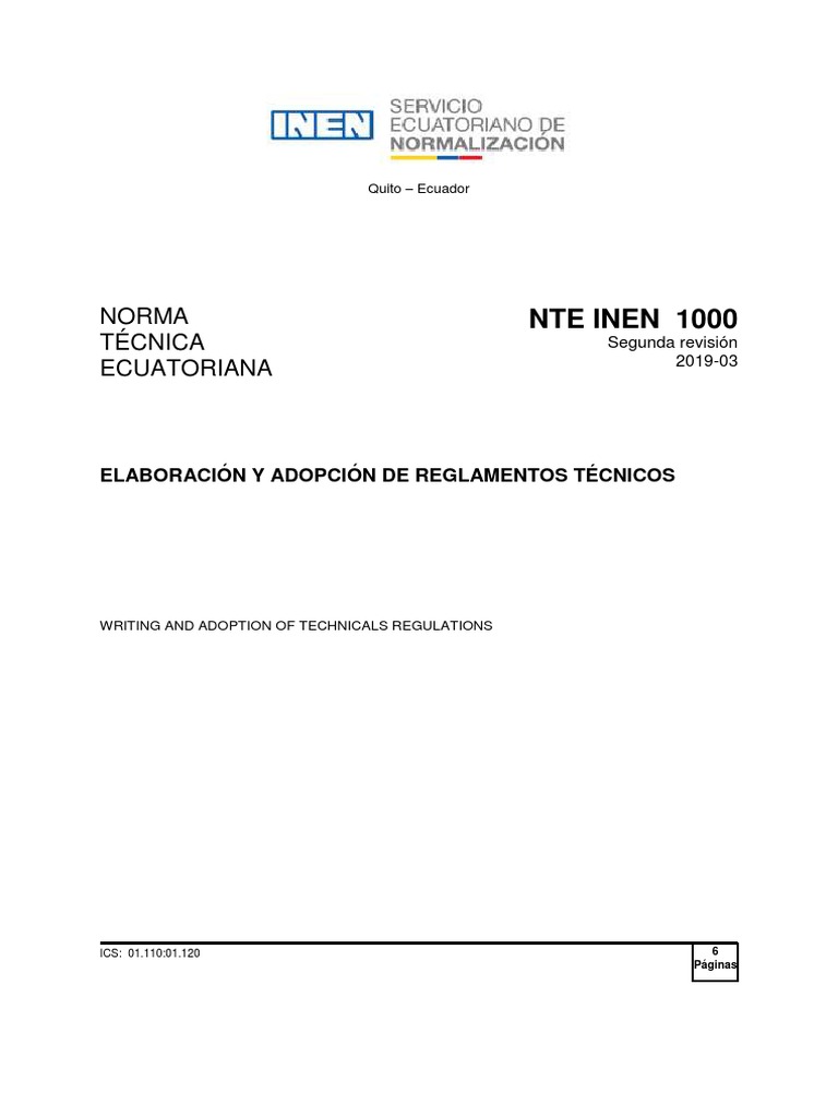 Nte Inen 1000-2 PDF | PDF