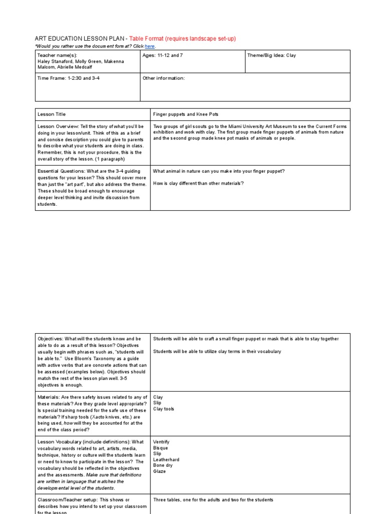 Partnership Lesson Plan | PDF | Lesson Plan | Vocabulary