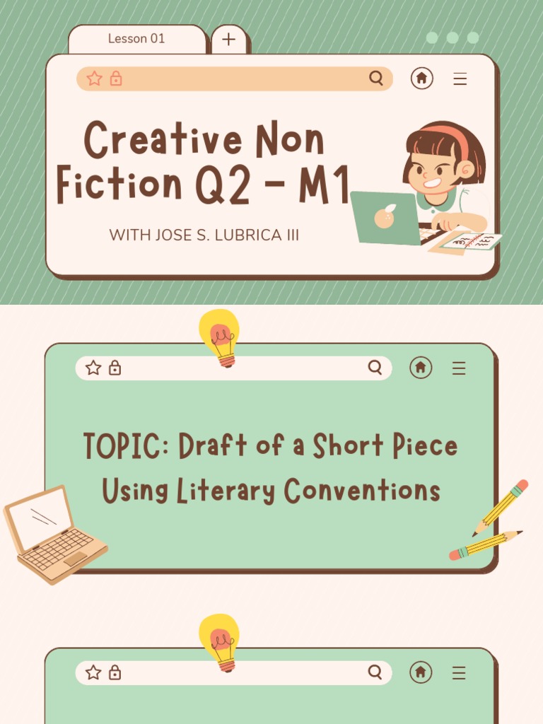 Creative Non Fiction Q2 - M1 PDF | PDF