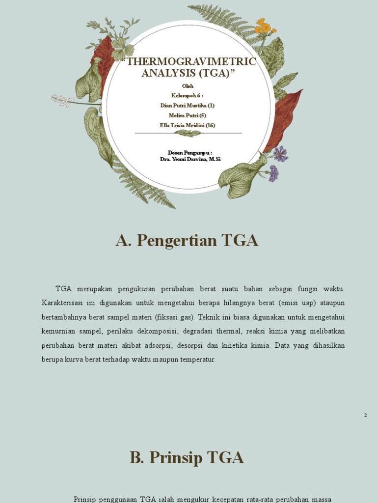 Kelompok 6 - PPT TGA | PDF