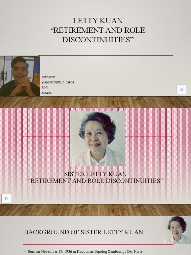 Letty Kuan Final | PDF | Retirement | Nursing