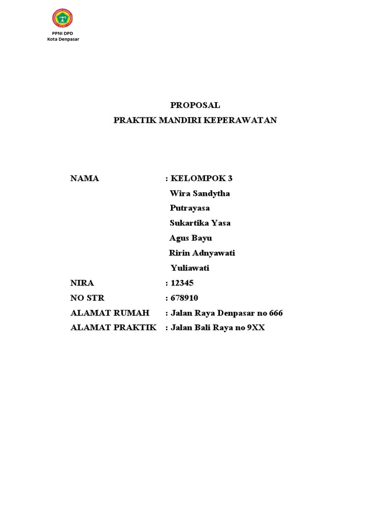 PROPOSAL KELOMPOK 3.docx | PDF