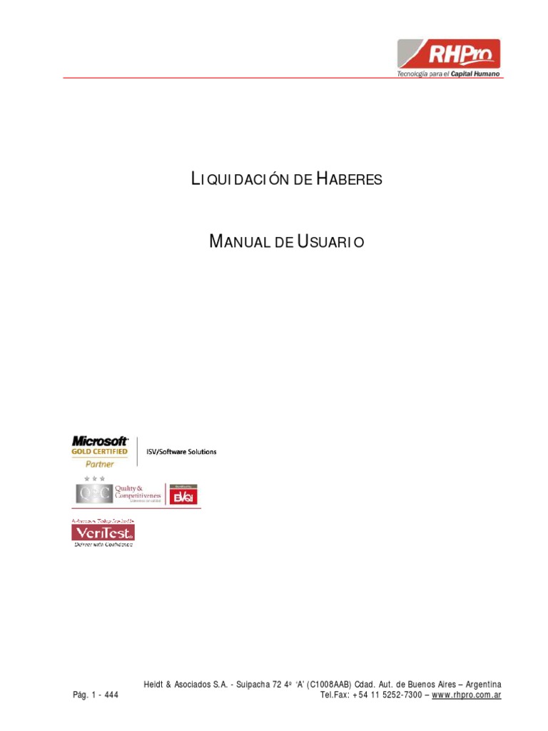 Rhprox2 Manual Liq PDF | PDF