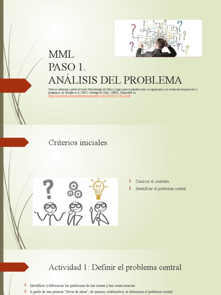 Paso 1, Identificación Del Problema | PDF