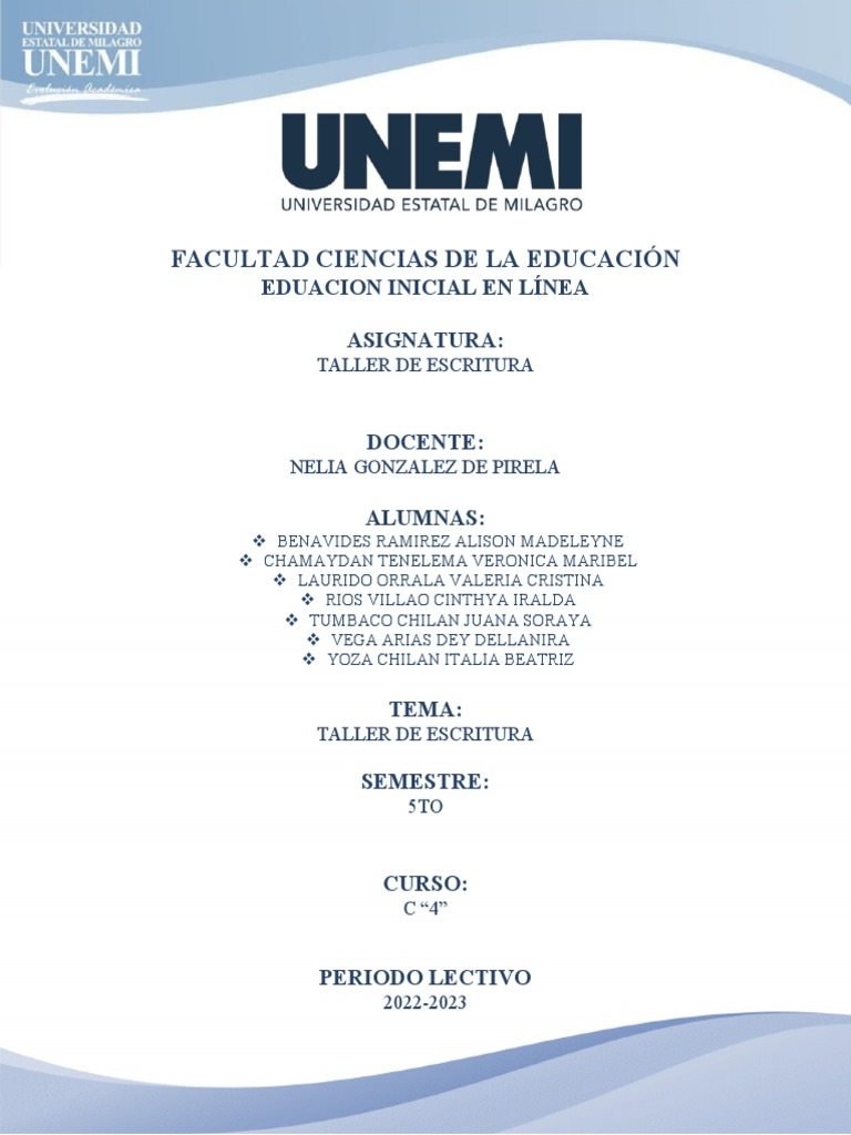 Caratula Taller | PDF