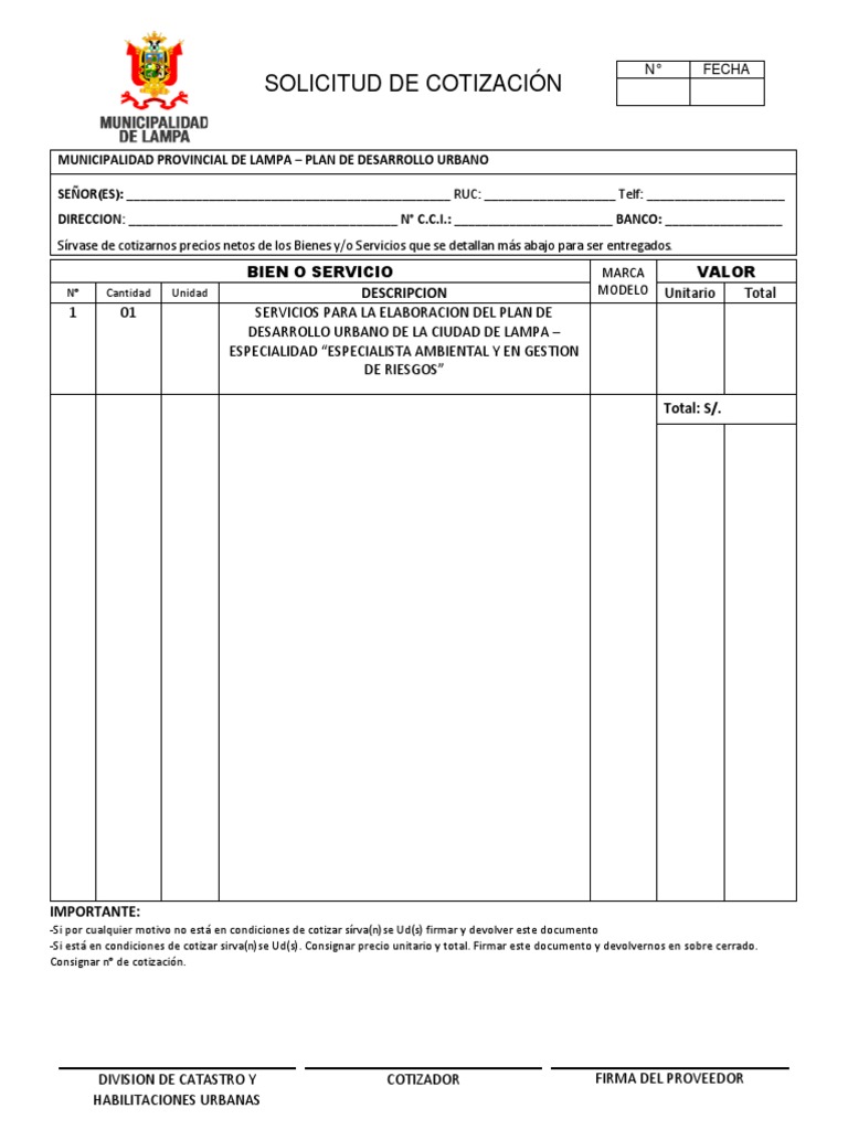 Coti Ambiental | PDF