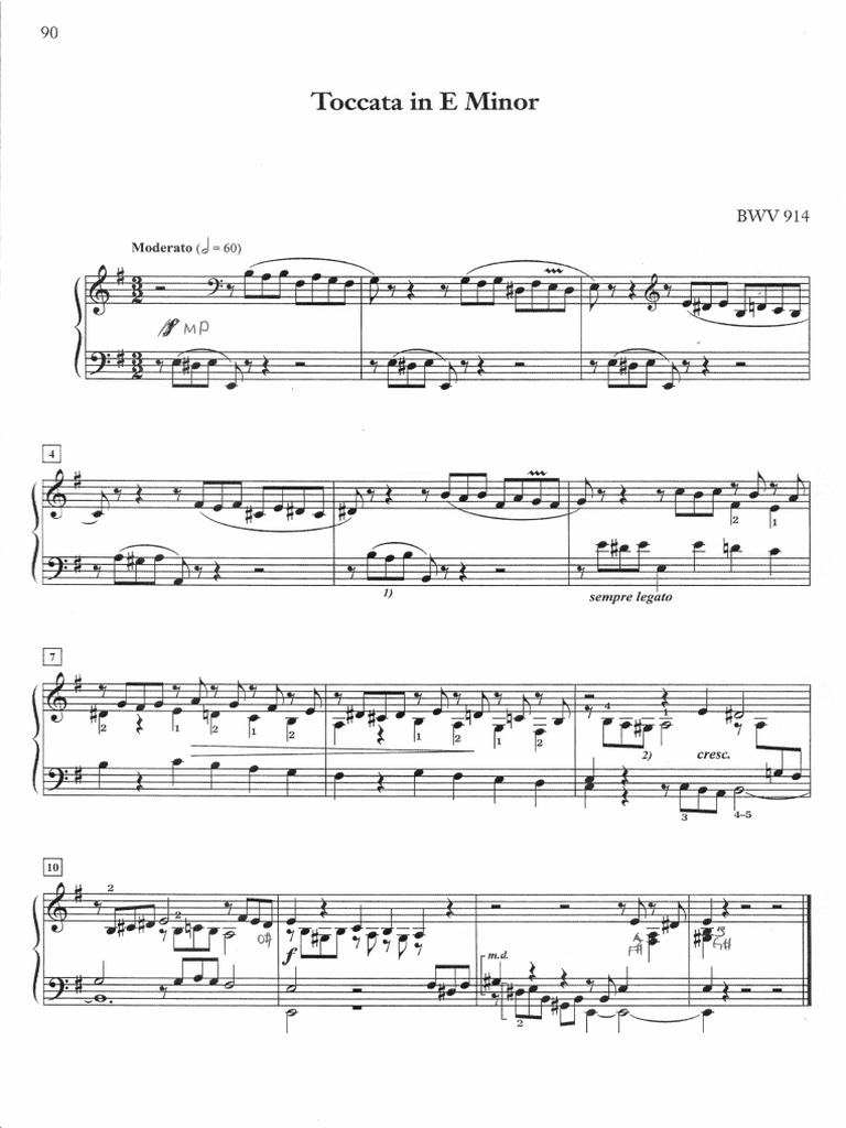 Atcl@Bach Bmv914 Alfred | PDF