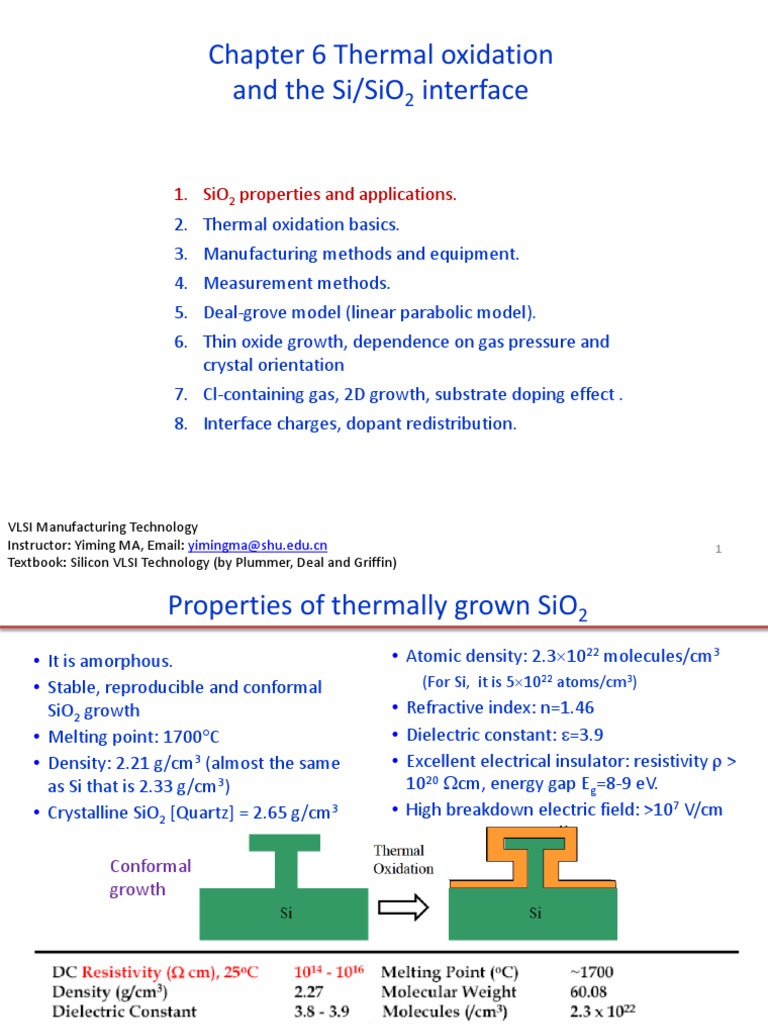 Chapter 6 Thermal ox | PDF