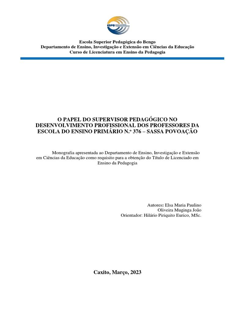 TFC Muginga e Elsa - V. Final PDF | PDF