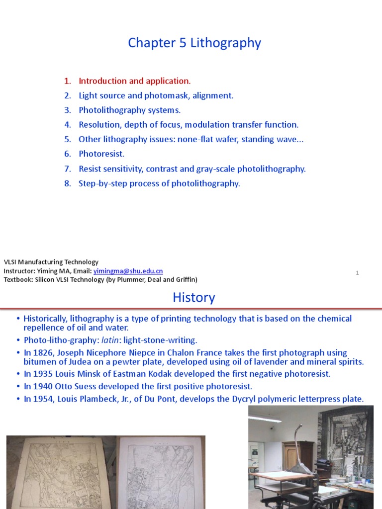 Chapter 5 Lithograph - 2 PDF | PDF | Science & Mathematics | Technology & Engineering