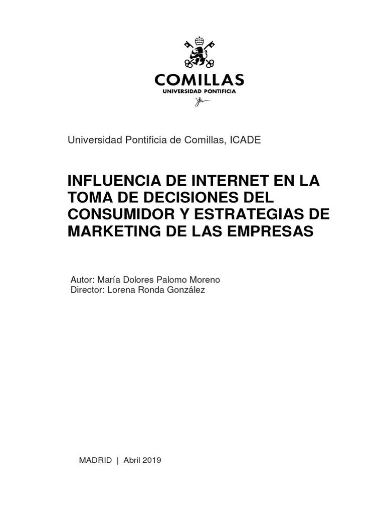 Influencia Del Internet en El Marketing PDF | PDF