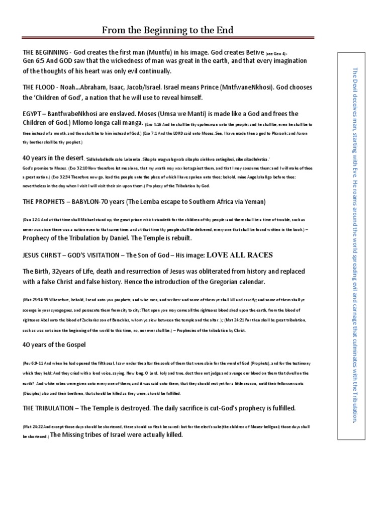 From the beginning to the End.pdf | PDF