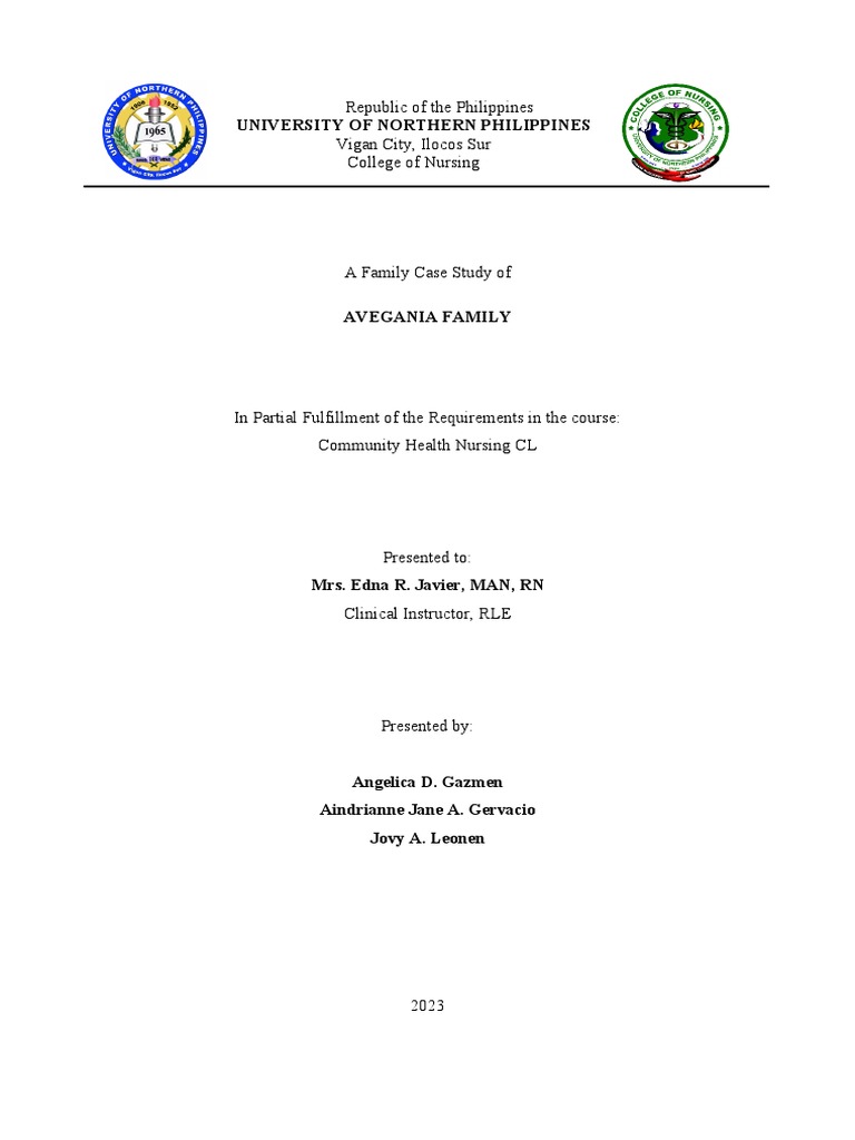 Family Case Study Final | PDF