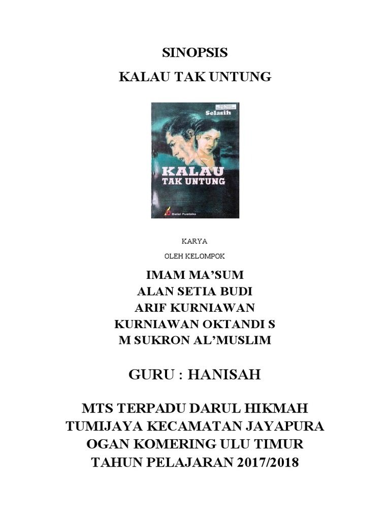 Contoh Sampul Makalah MTS | PDF | Perjalanan | Kajian Bahasa Asing